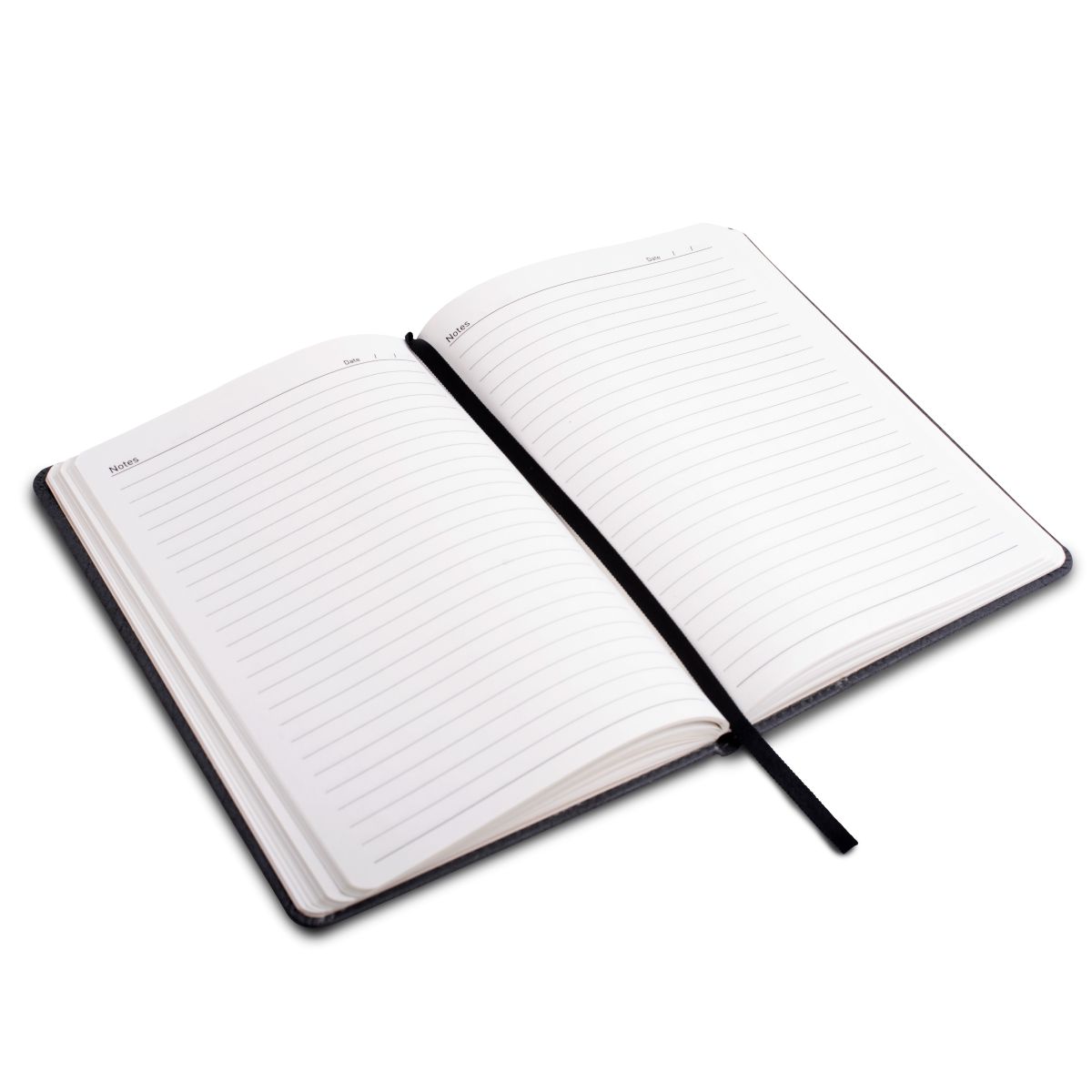 Soft Gray A5 notebook with mobile pocket, card holder pocket & pen loop ...