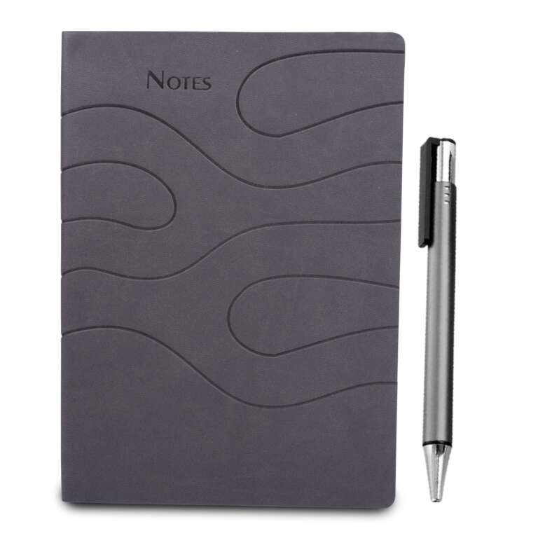 Ribbon Notebook Gift set: A5 Ribbon Notebook With Classy Metal Pen ...