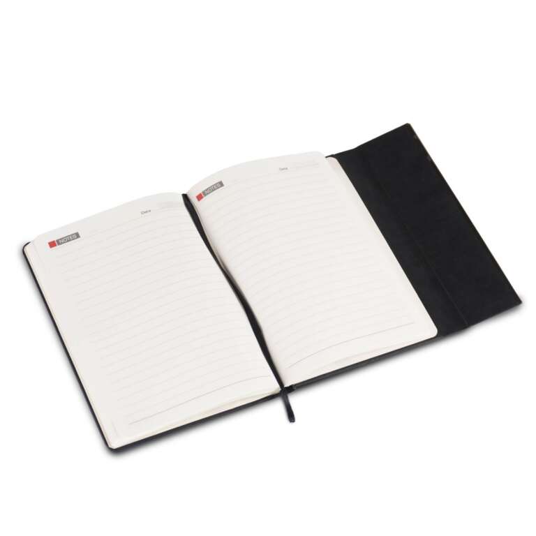 Stealth 3 fold notebook with Long metal edge - Castillo Milano