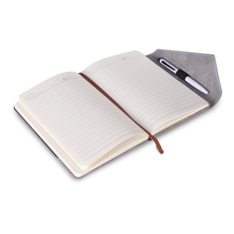 FoldBook Mail: A5 Notebook with magnetic flap closure | Envelope design ...