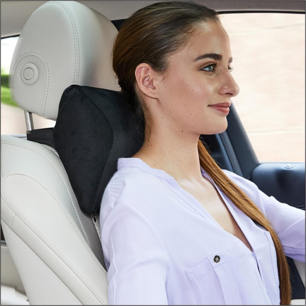 Car Head Rest Cushion Pillow - Bow Shaped | Poly filling inside ...